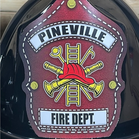 Accessories | Pineville Fire Dept Captain Hat 222 Black Costume 12 ...